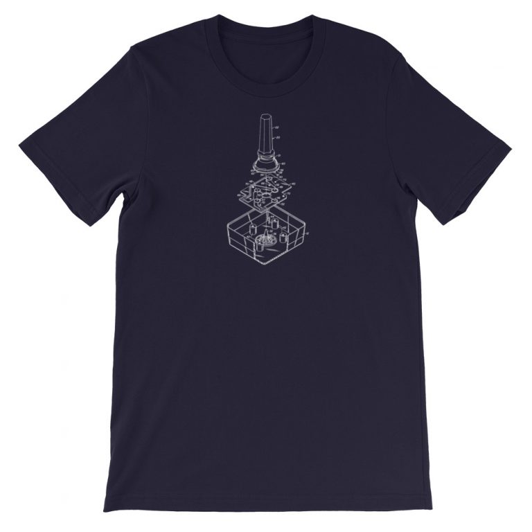 Controller 01 - Exploded View — White Video Game Diagram — Short-Sleeve ...