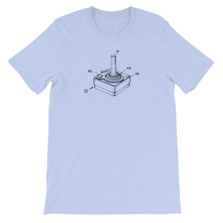 Controller 01 — Black Video Game Diagram — Short-Sleeve Unisex T-Shirt ...