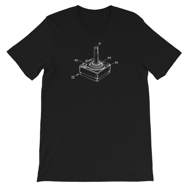 Controller 01 — White Video Game Diagram — Short-Sleeve Unisex T-Shirt ...