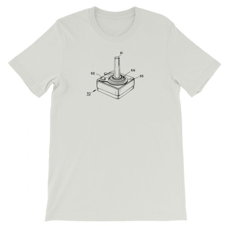 Controller 01 — Black Video Game Diagram — Short-Sleeve Unisex T-Shirt ...