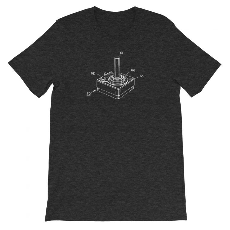 Controller 01 — White Video Game Diagram — Short-Sleeve Unisex T-Shirt ...