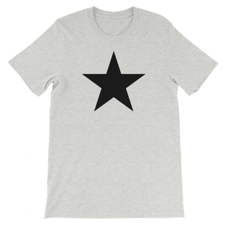 Super Star Solid — Black Iconic — Short-Sleeve Unisex T-Shirt - The ...