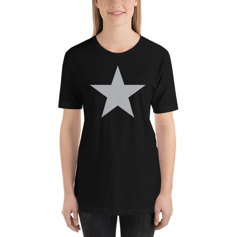 Super Star Solid — Silver Iconic — Short-Sleeve Unisex T-Shirt - The ...