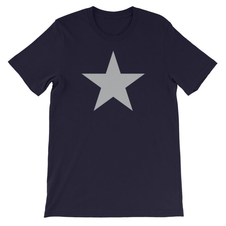 Super Star Solid — Silver Iconic — Short-Sleeve Unisex T-Shirt - The ...