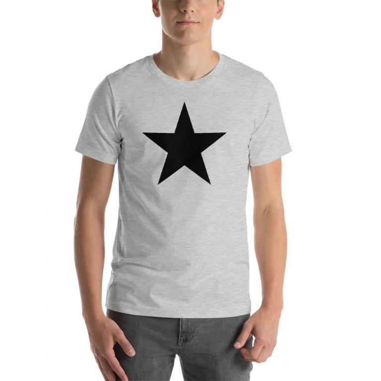 Super Star Solid — Black Iconic — Short-Sleeve Unisex T-Shirt - The ...