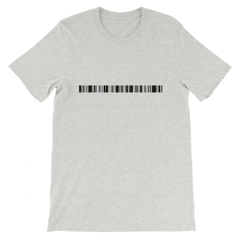 Barcode — Black Iconic — Short-Sleeve Unisex T-Shirt - The Savvy Soul™