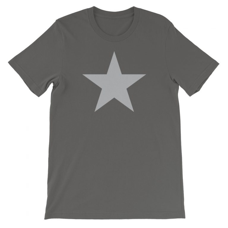 Super Star Solid — Silver Iconic — Short-Sleeve Unisex T-Shirt - The ...