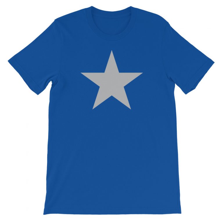 Super Star Solid — Silver Iconic — Short-Sleeve Unisex T-Shirt - The ...
