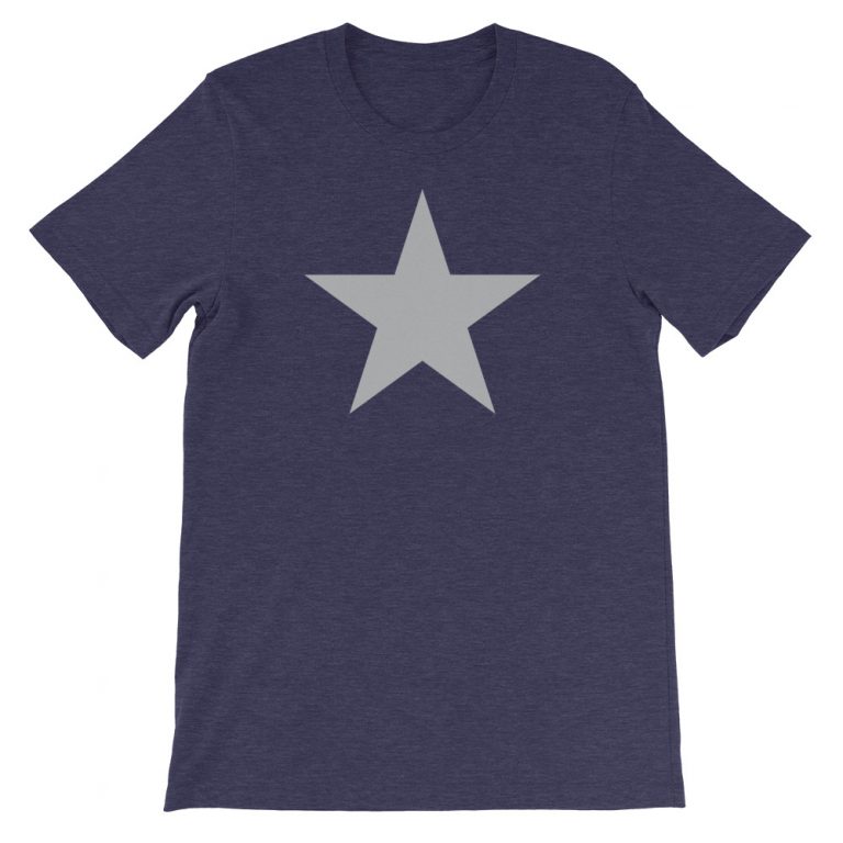 Super Star Solid — Silver Iconic — Short-Sleeve Unisex T-Shirt - The ...