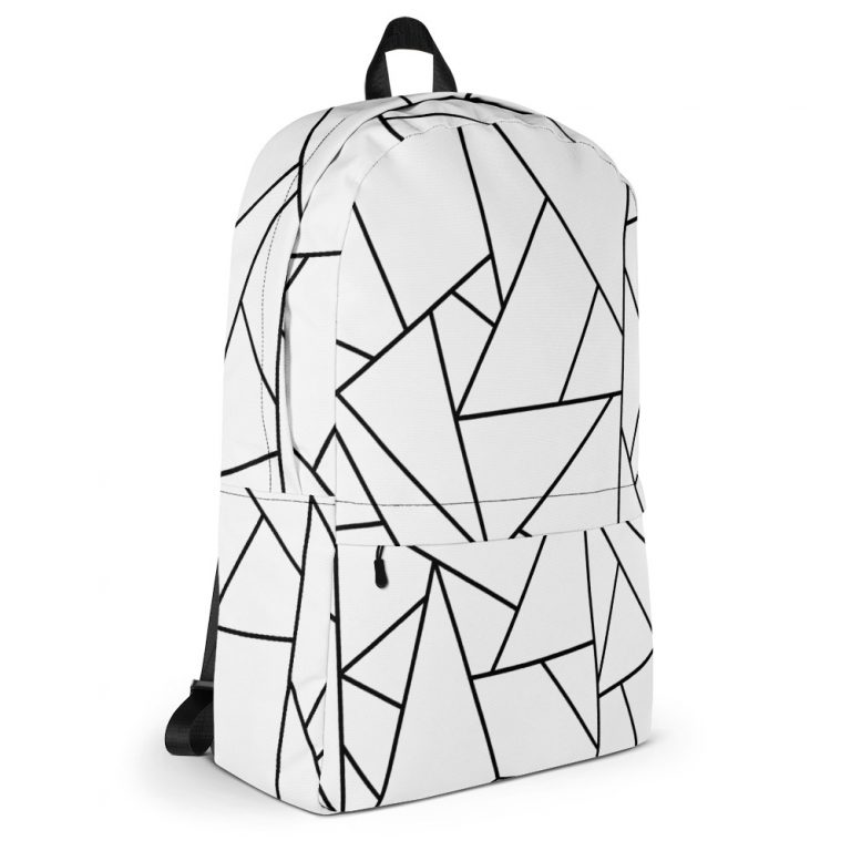 Segment — Black Graphic — Backpack - The Savvy Soul™