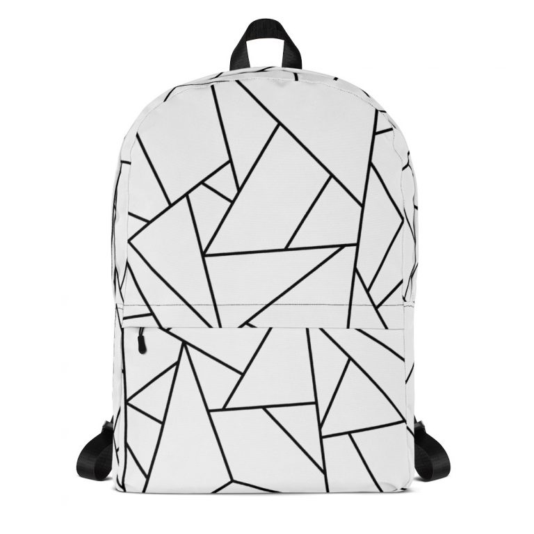 Segment — Black Graphic — Backpack - The Savvy Soul™