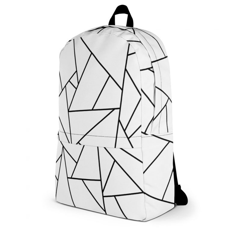Segment — Black Graphic — Backpack - The Savvy Soul™