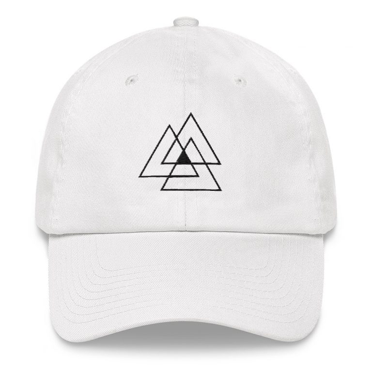 Triangle Unity — Black Geometric — Embroidered Sports Cap - The Savvy Soul™
